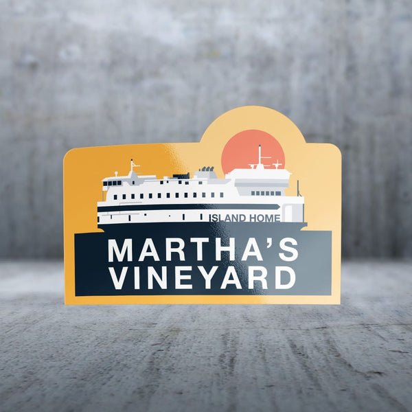 Sticker Pack | 18977 - Marthas Vineyard - Clean Coastal Ferry