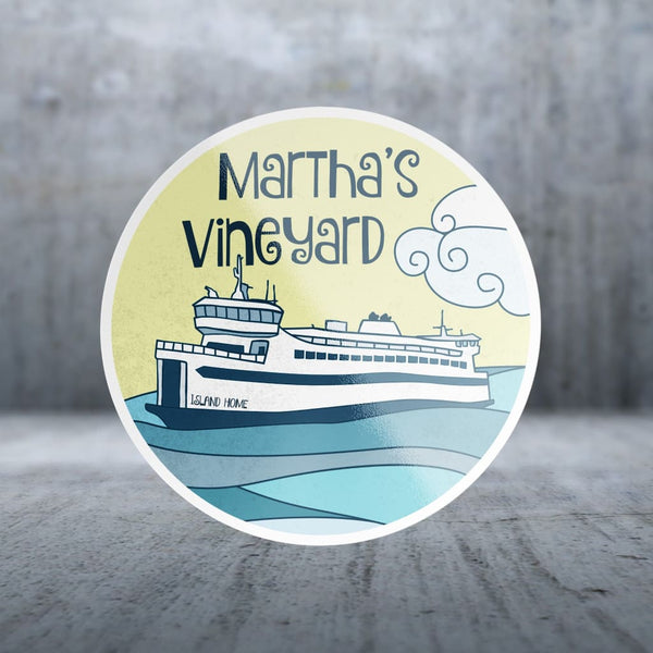Sticker Pack | 18978 - Marthas Vineyard Ferry At Sea