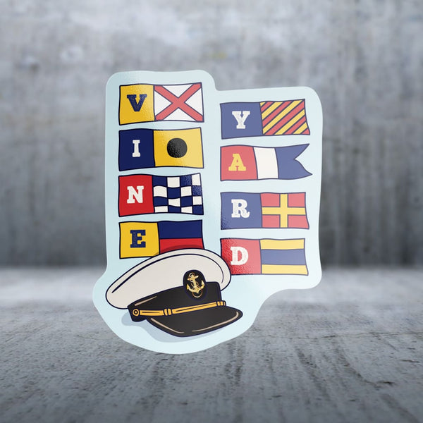 Sticker Pack | 18988 - Captain Flags - Marthas Vineyard