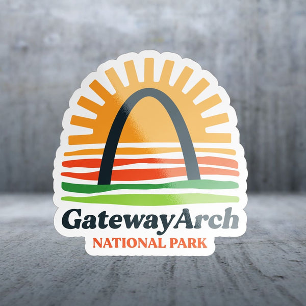 Sticker Pack | 19027 - Gateway Arch - Arch Sunrise