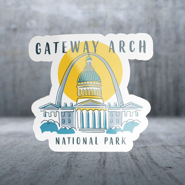 Sticker Pack | 19031 - Gateway Arch - Painted Old Courthouse