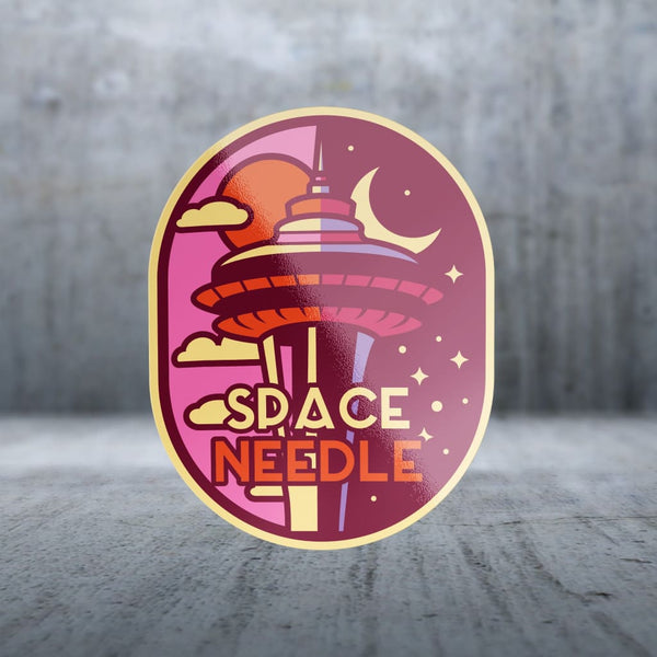 Sticker Pack | 19051 - Space Needle - Vivid Day and Night