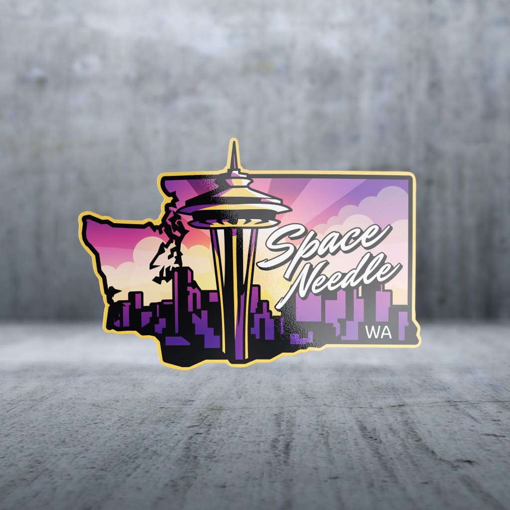 Sticker Pack | 19064 - Space Needle - Complementary Seattle Scene ...