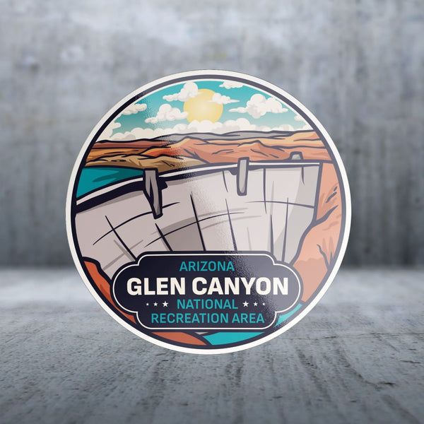 Sticker Pack | 19186 - Bold Line Illustration Circle - Glen Canyon