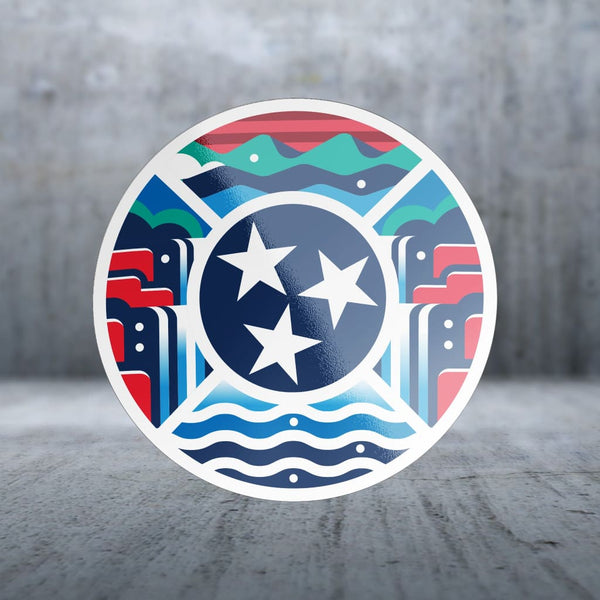 Sticker Pack | 19269 - Tennessee Tri Star Waterfall