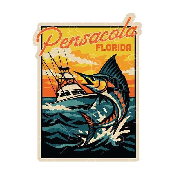 Sticker Pack | 19663 - Florida Activities - Swordfish