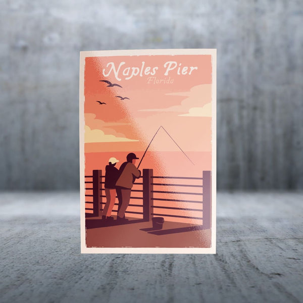 Sticker Pack | 19666 - Florida Activities - Bridge Fishing