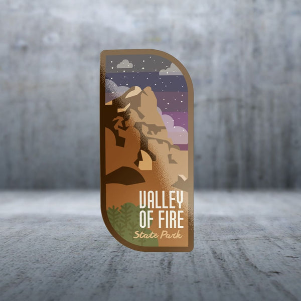 Sticker Pack | 20240 - Night Cliff - Valley of Fire