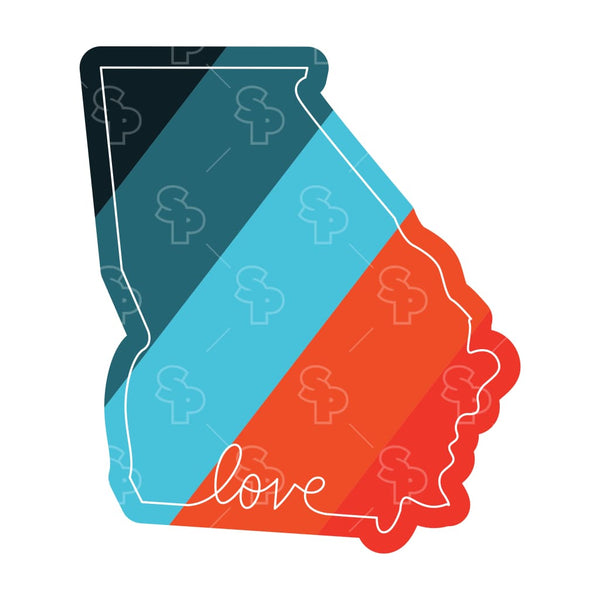 Sticker Pack | 2421 - State Love Colors - Georgia