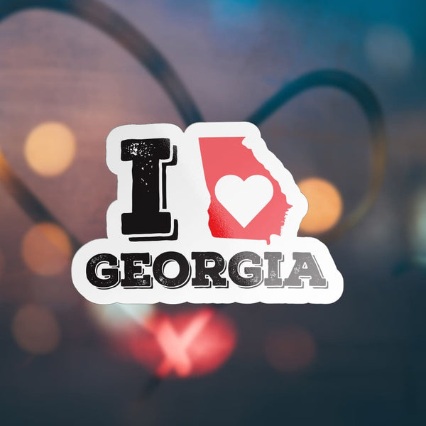 Sticker Pack | 2793 - I Love State - Georgia