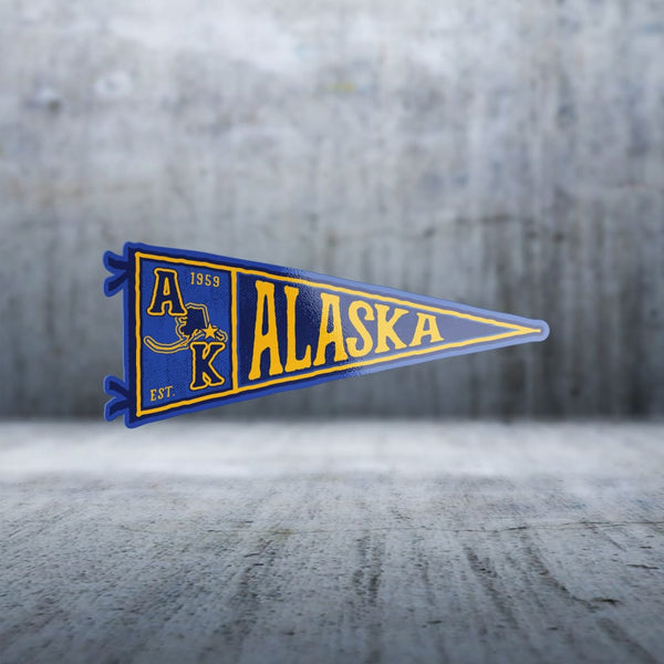 Sticker Pack | 3164 - State Pennant - Alaska