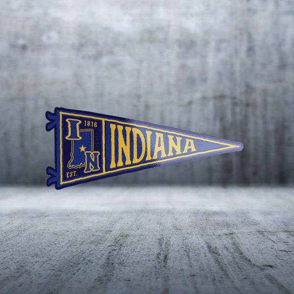 Sticker Pack | 3176 - State Pennant - Indiana