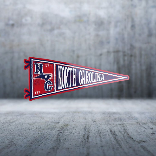 Sticker Pack | 3195 - State Pennant - North Carolina