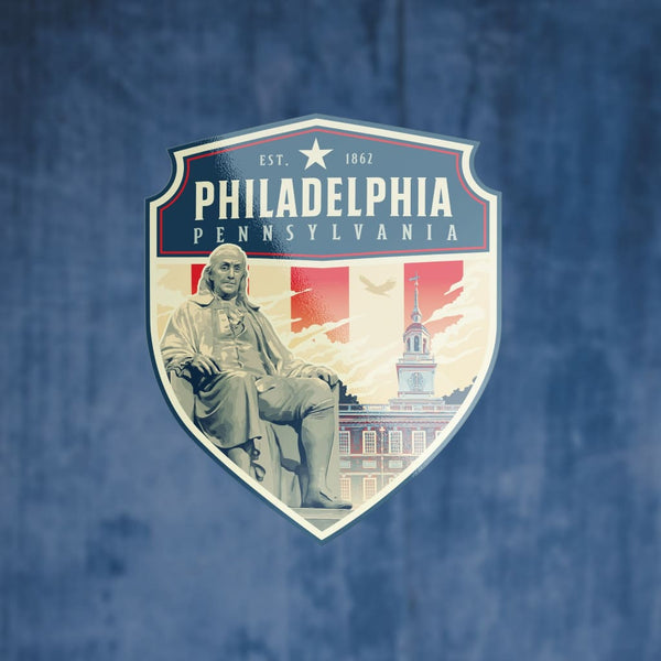 Sticker Pack | 3418 - State Icons - Philadelphia Pennslyvania