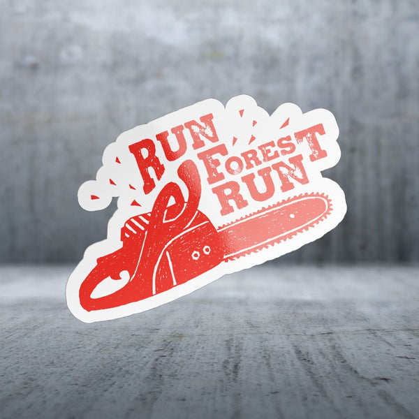 Sticker Pack | 4078 - Lumberjack - Run Forest Run