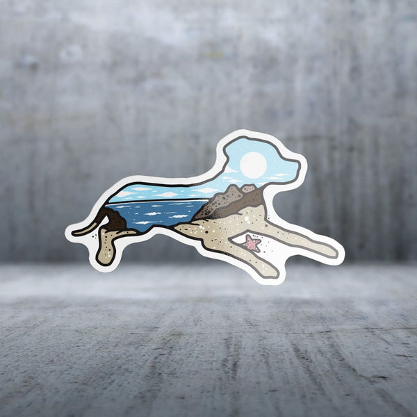 Sticker Pack | 4228 - Beach Dog Lay Down