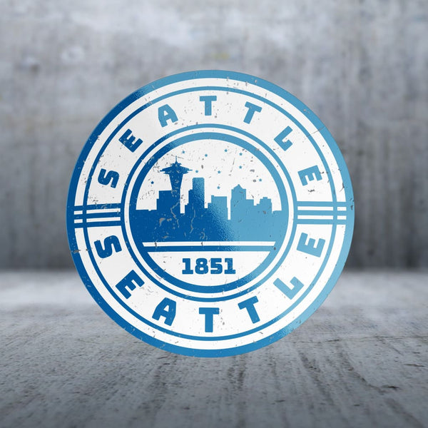 Sticker Pack | 4369 - Seattle - Gritty Cityscape