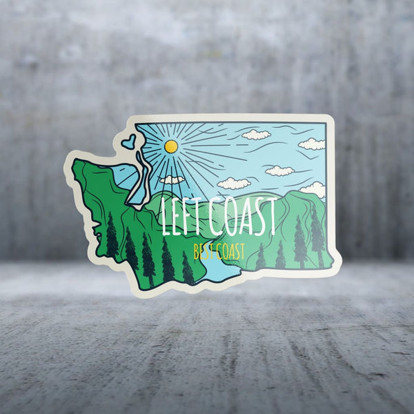 Sticker Pack | 4386 - Washington - Left Coast Best Coast