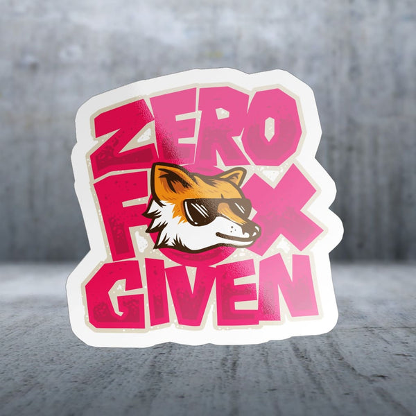 Sticker Pack | 4676 - Sayings - Zero Fox