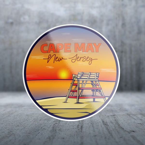 Sticker Pack | 4707 - Retro Ocean - Lifeguard Chair