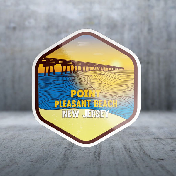 Sticker Pack | 4717 - Retro Ocean - Sunrise Pier