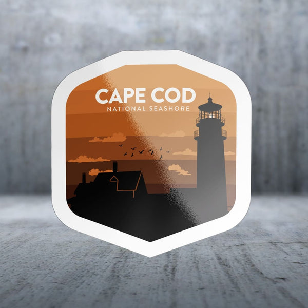 Sticker Pack | 4761 - Clean Badge - Cape Cod National Seashore