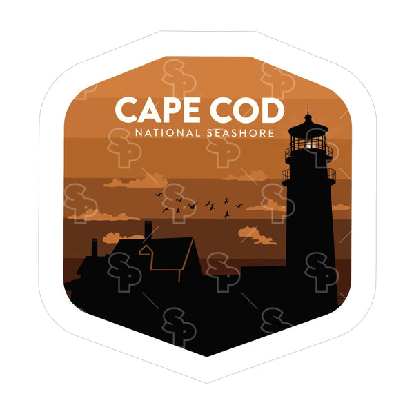 Sticker Pack | 4761 - Clean Badge - Cape Cod National Seashore