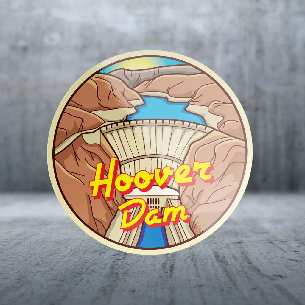 Sticker Pack | 4799 - Hoover Dam Illustrated