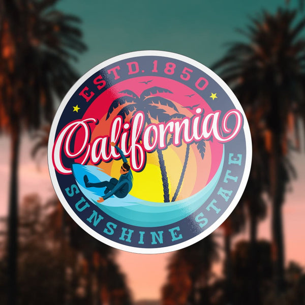 Sticker Pack | 511 - California - Surfer Badge