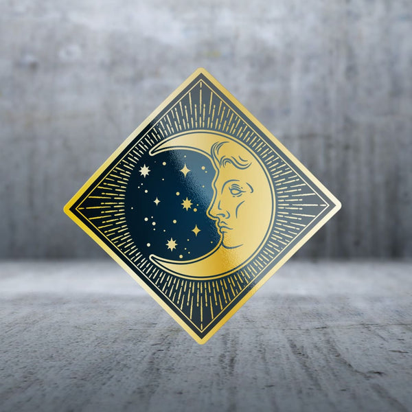 Sticker Pack | 5251 - Gold Crescent Moon Badge