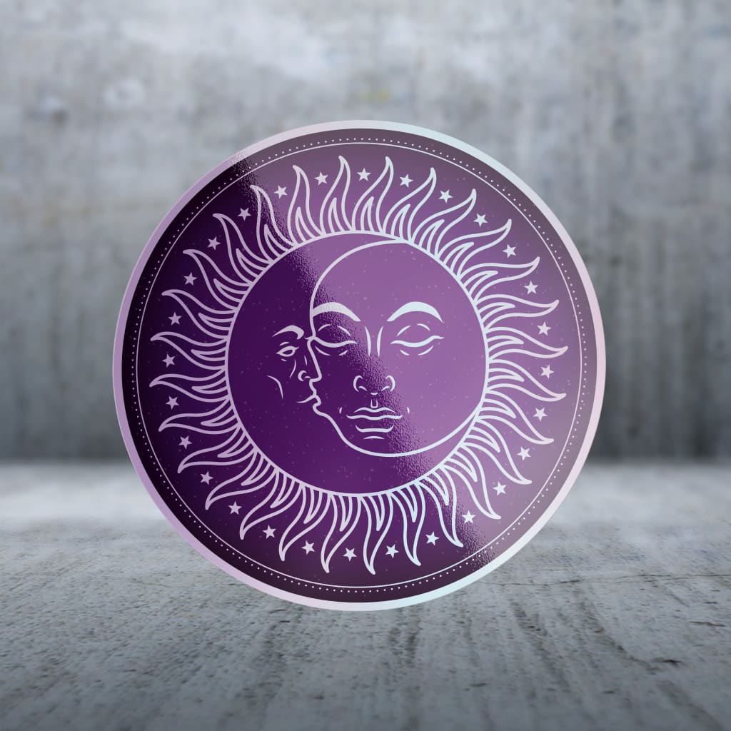 Sticker Pack | 5252 - Purple Sun & Moon