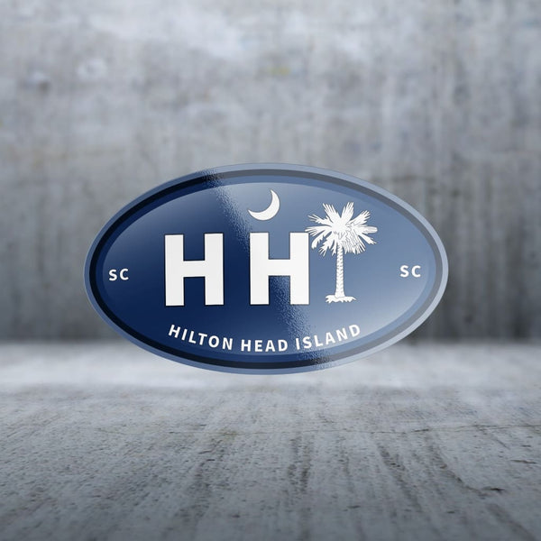Sticker Pack | 5313 - HHI Classic Flag Oval - South Carolina