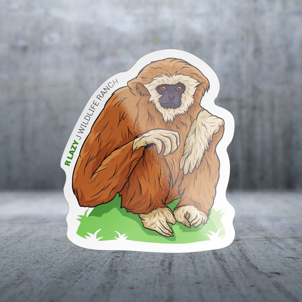 Sticker Pack | 5545 - Full Animal Drawing - Gibbon