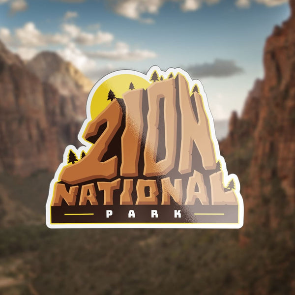 Sticker Pack | 578 - Zion Simple Text Logo