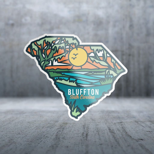 Sticker Pack | 6243 - Lowcountry State Outline - South Carolina