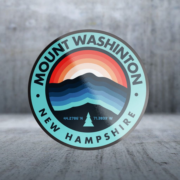 Sticker Pack | 6385 - Color Spectrum Mountain Peak