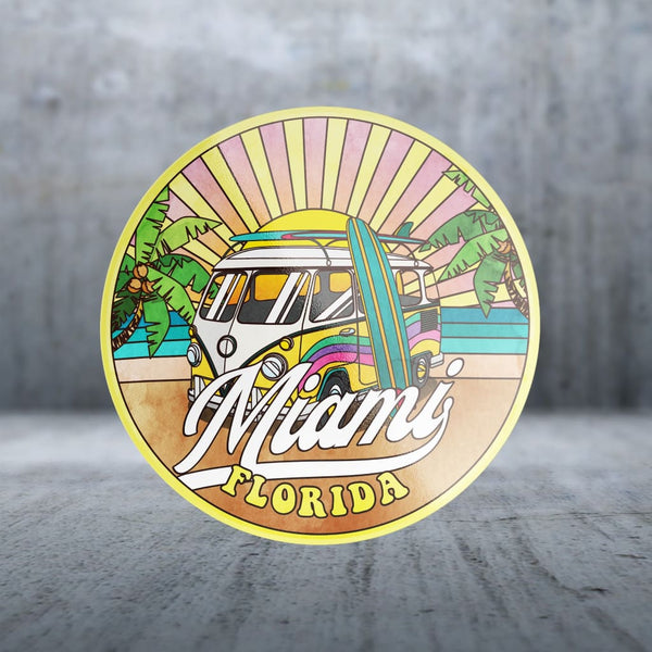 Sticker Pack | 6437 - Pastel Sunset - VW Bus