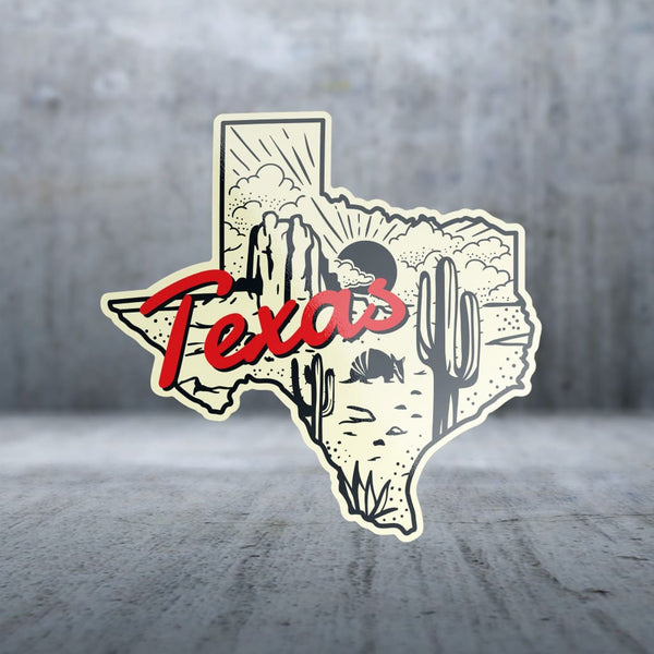 Sticker Pack | 6550 - Texas Outline Illustration