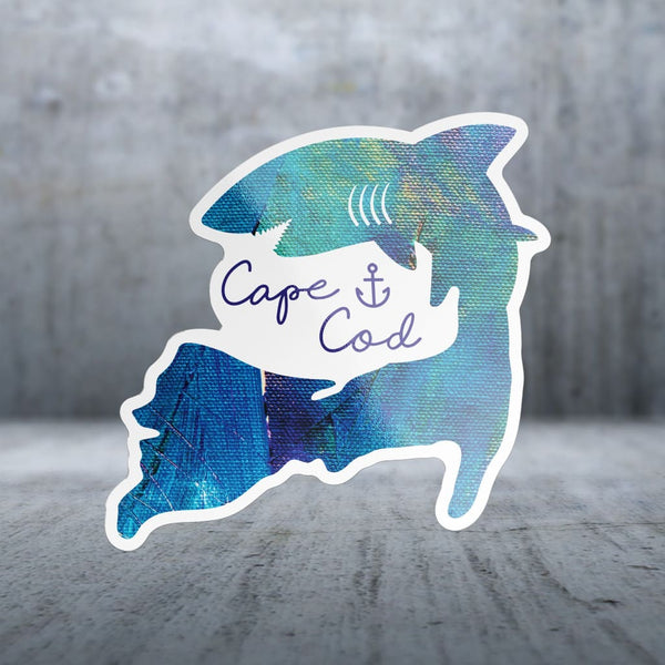 Sticker Pack | 6674 - Cape Cod - Watercolor Great White