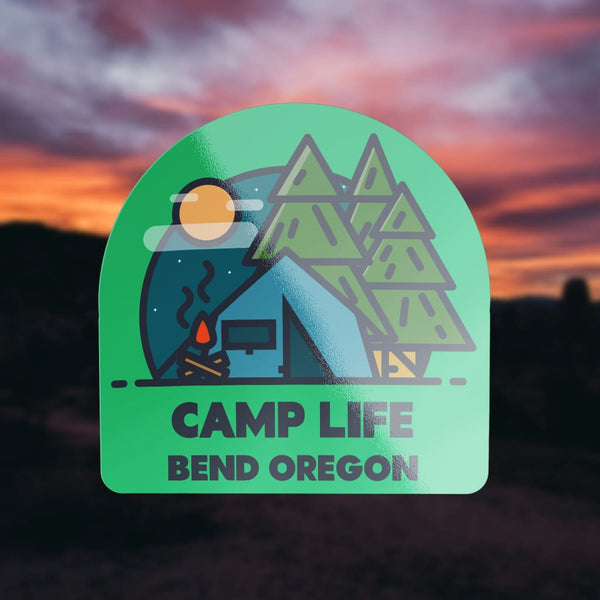 Sticker Pack | 671 - Camping Line Badge