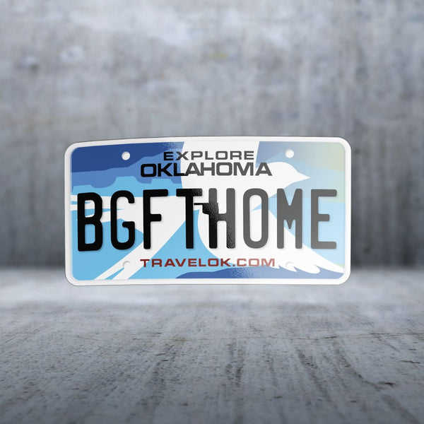 Sticker Pack | 679 - Plates - Oklahoma