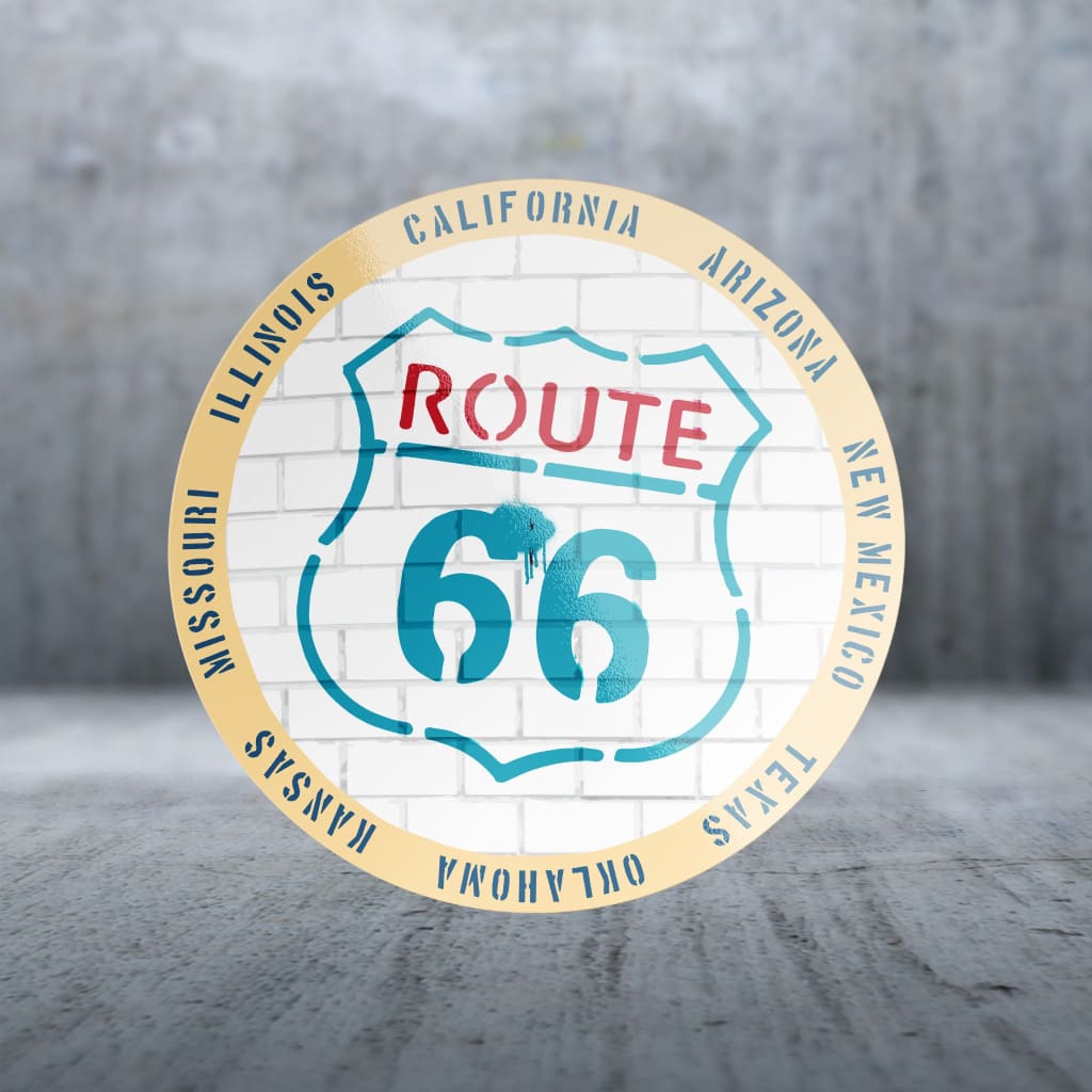 Sticker Pack | 6822 - Route 66 - Spray Paint