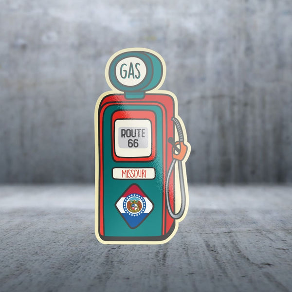 Sticker Pack | 6850 - Route 66 - Gas Pump - Missouri