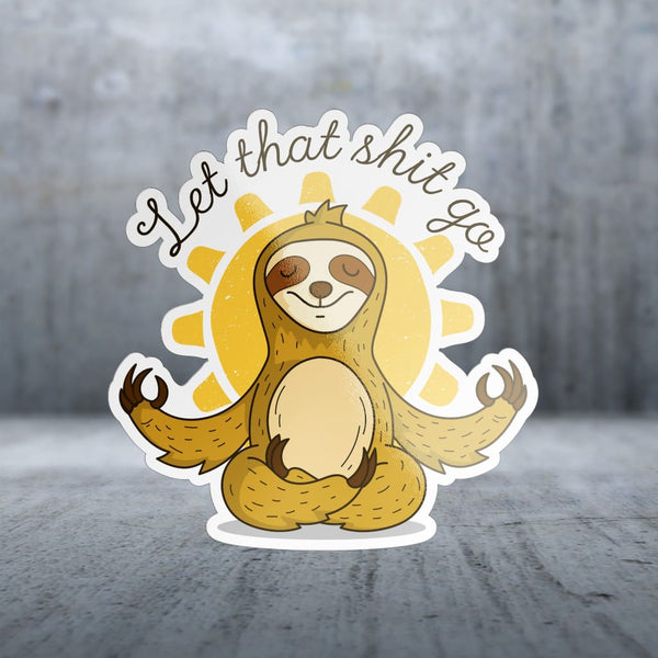 Sticker Pack | 7096 - Sloth - Let That Shit Go