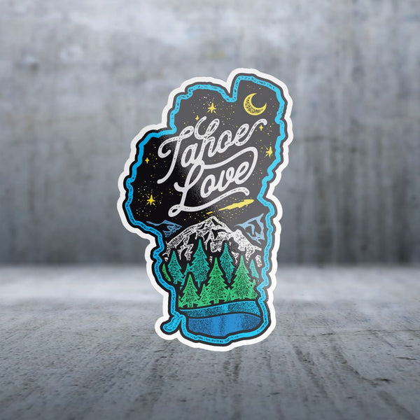 Sticker Pack | 7187 - Lake Outline Night Stamp