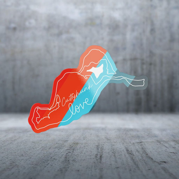 Sticker Pack | 7198 - State Love Colors - Cuttyhunk Island