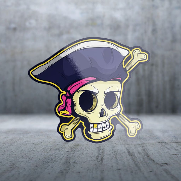 Sticker Pack | 7566 - Gold Tooth Skull - Pirates