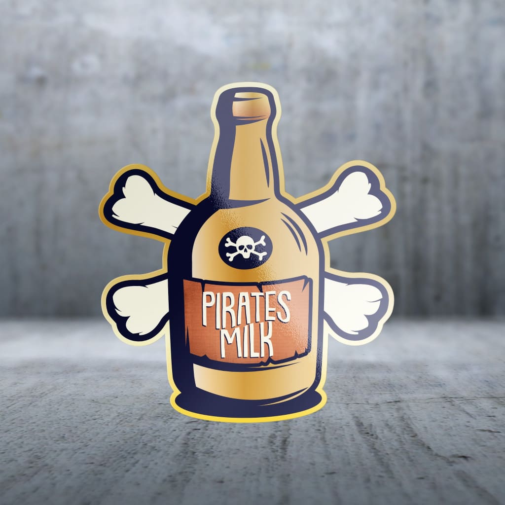 Sticker Pack | 7575 - Rum Skull Bottle - Pirates