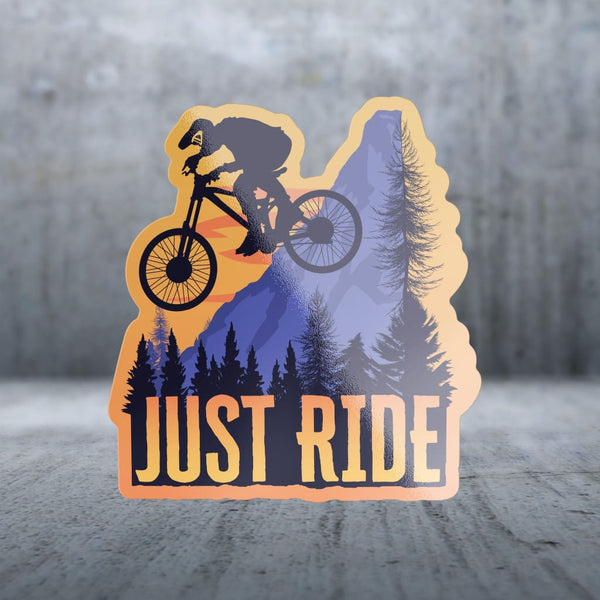 Sticker Pack | 7727 - Just Ride - Mountain Bike