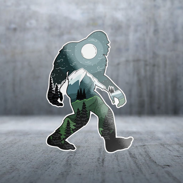 Sticker Pack | 7755 - Wilderness Double Exposure - Bigfoot